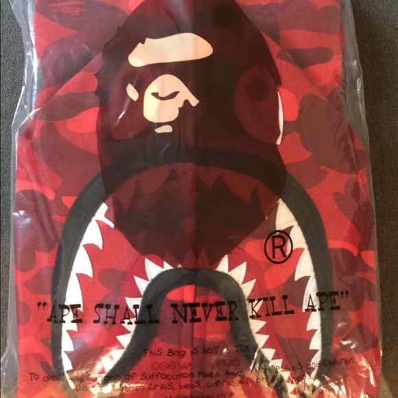 Bape | Sweaters | Bape Red Camo Full Zip Read The Description | Poshmark